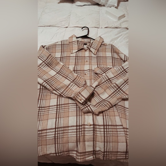 SHEIN | Tops | Flannel Jacket | Poshmark